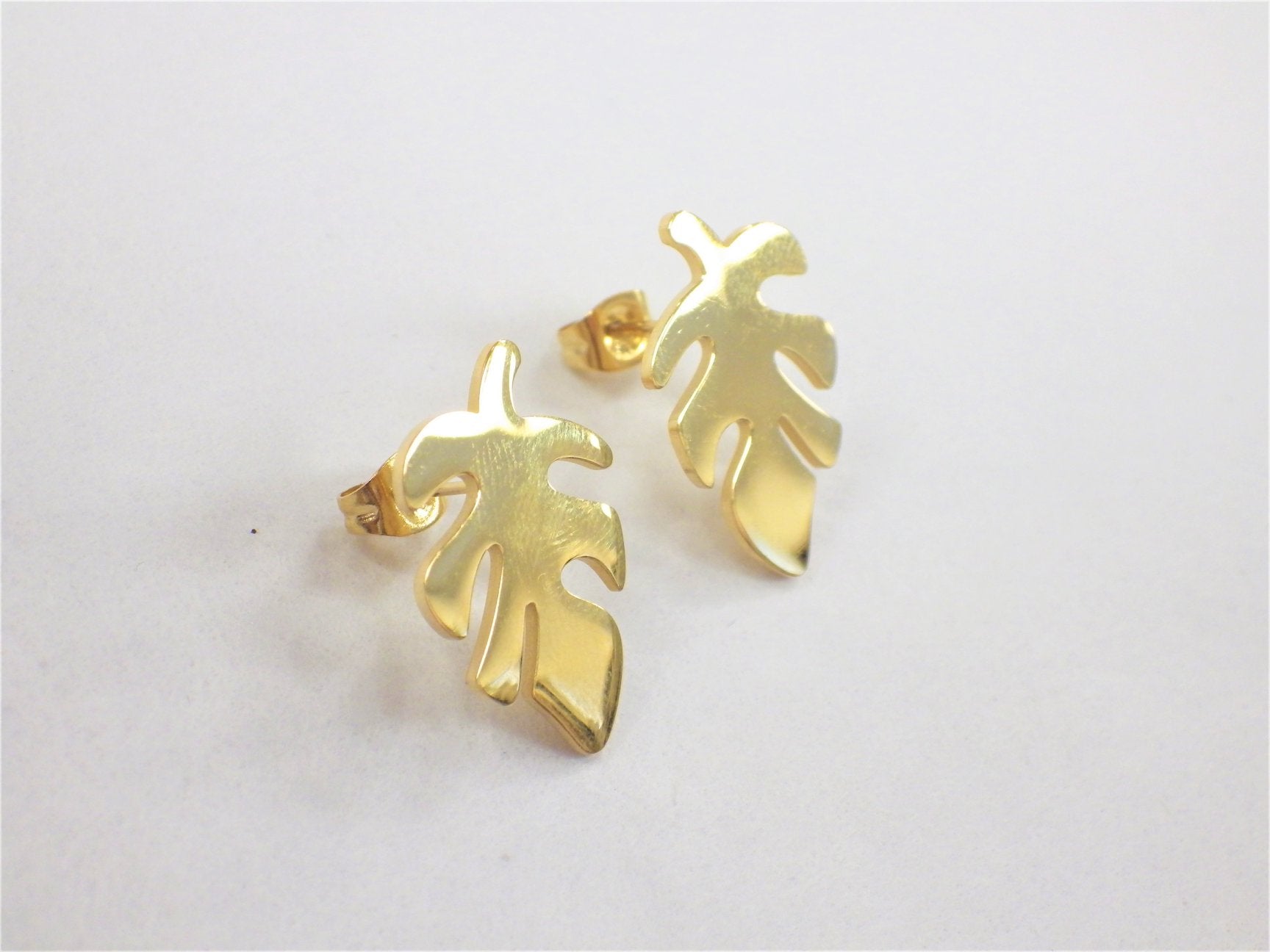 BO Leaves Stainless Steel Gold - Red Stainless Steel – Rouge Canapé