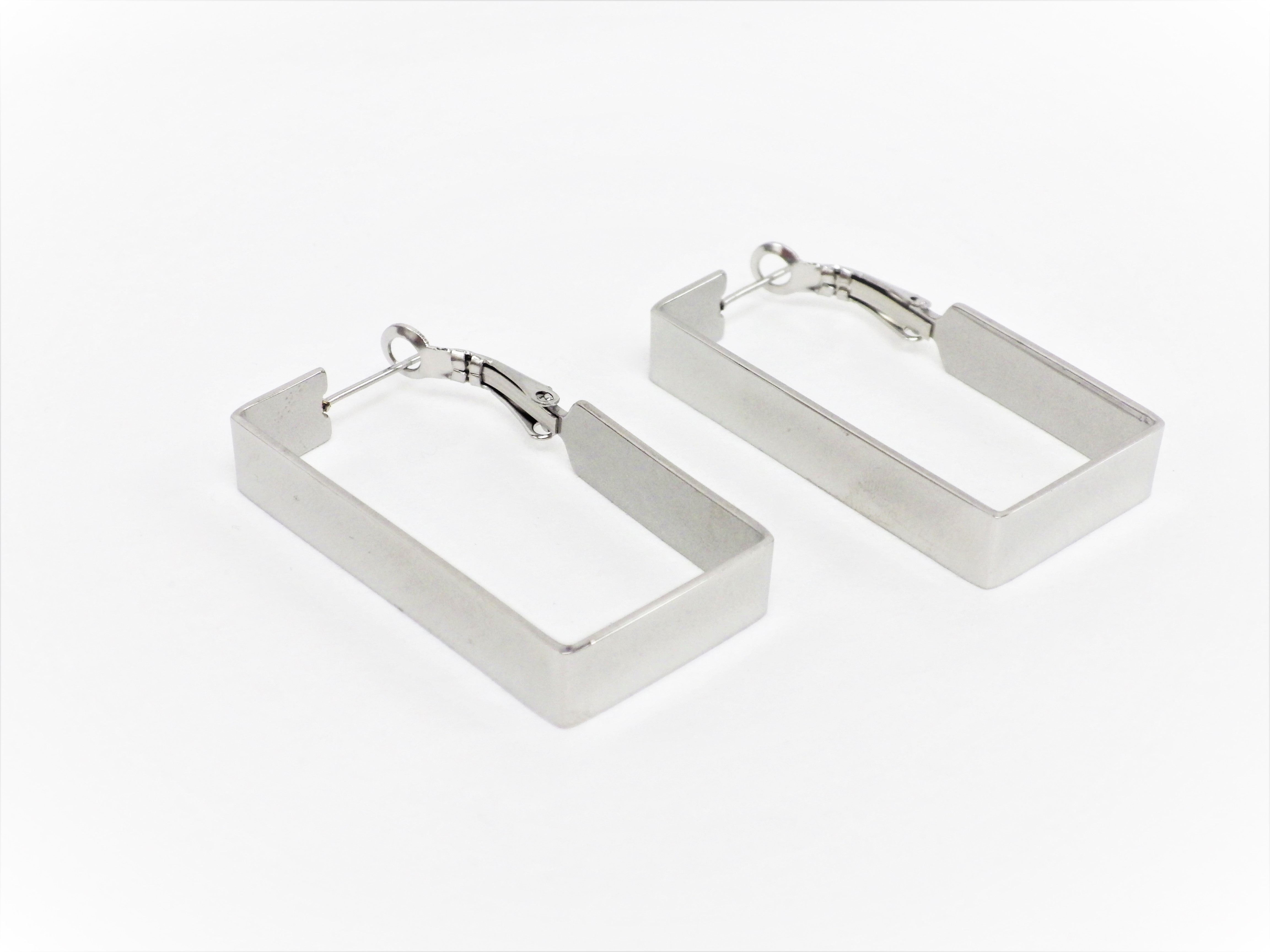 BO Large stainless steel rectangle - Stainless steel red – Rouge Canapé