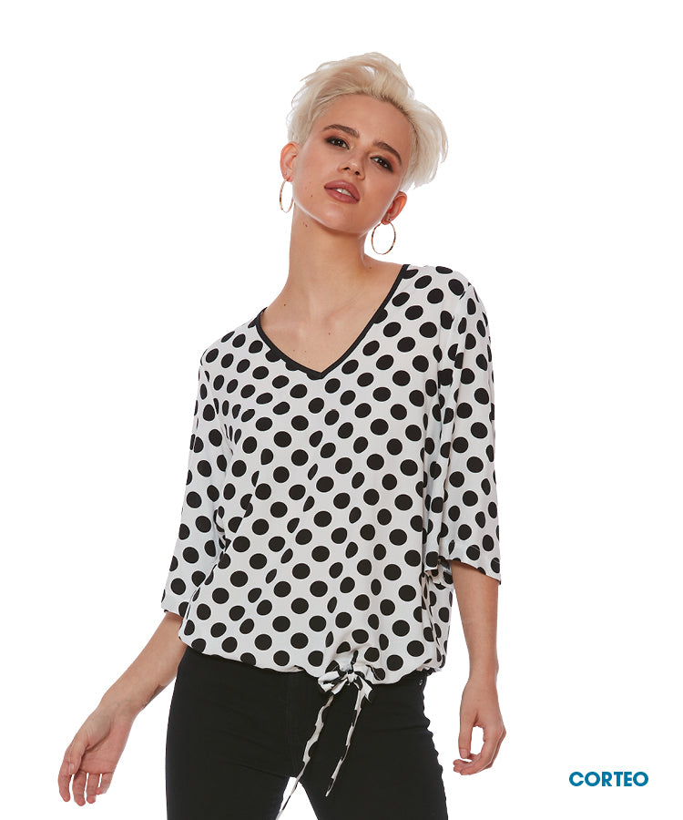 Chandail Corteo Blanc et Noir - Luc Fontaine - Designer Québécois ...